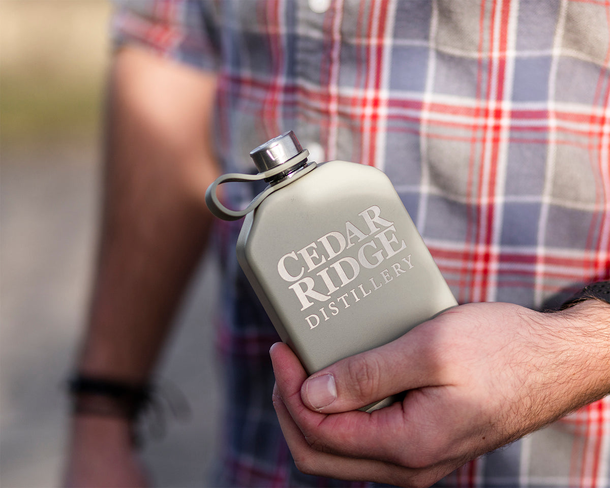 Cedar Ridge Distillery Flask